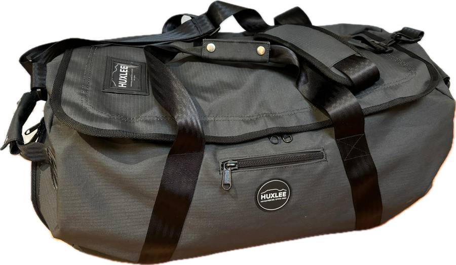 Huxlee Waterproof Duffel Bag - Gun Metal - 95L